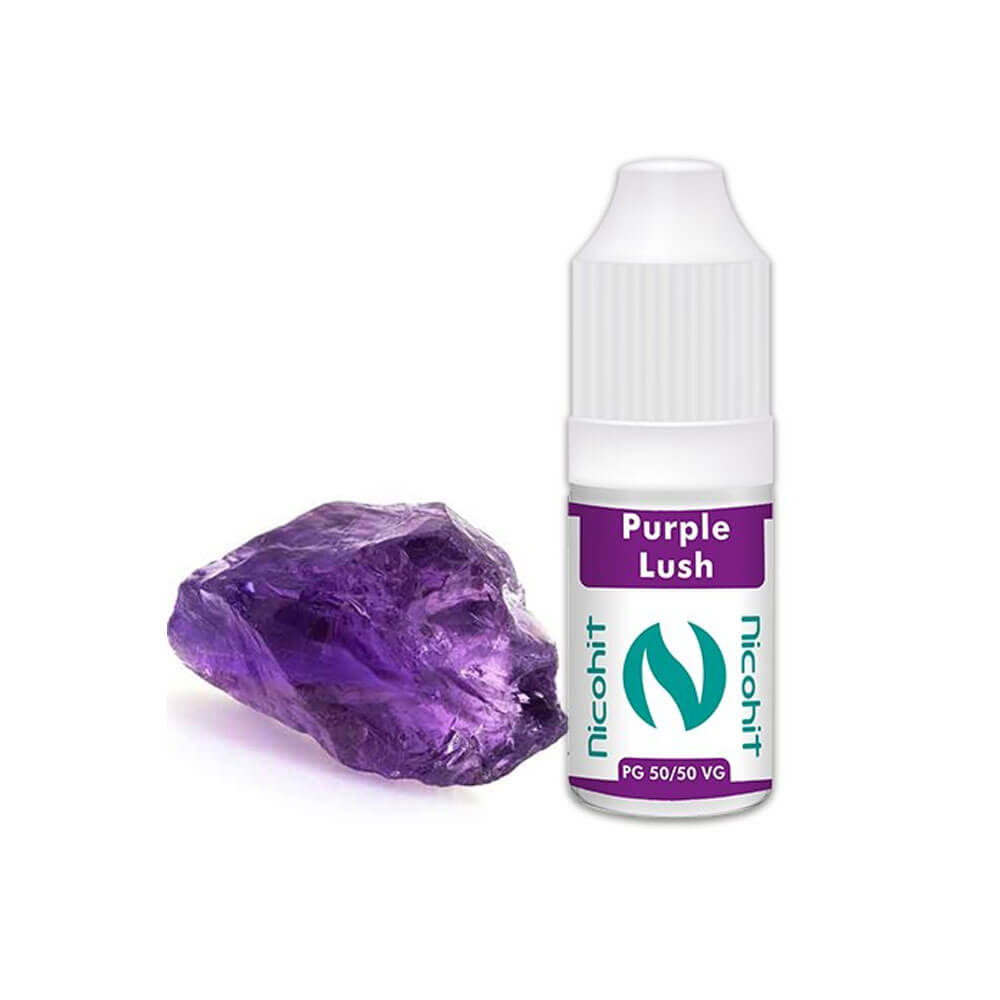 Purple Lush 50/50 E-Liquid Nicohit (5 X 10ml) - UK Mvshop